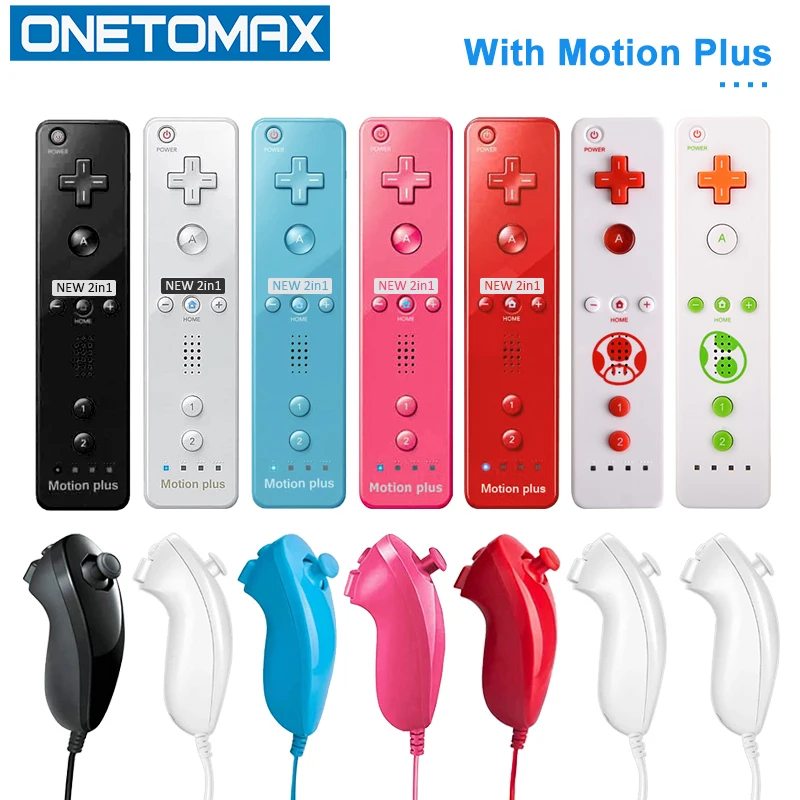 Mando-a-distancia-inal-mbrico-Motion-Plus-para-Nintendo-Wii-Nunchuck ...