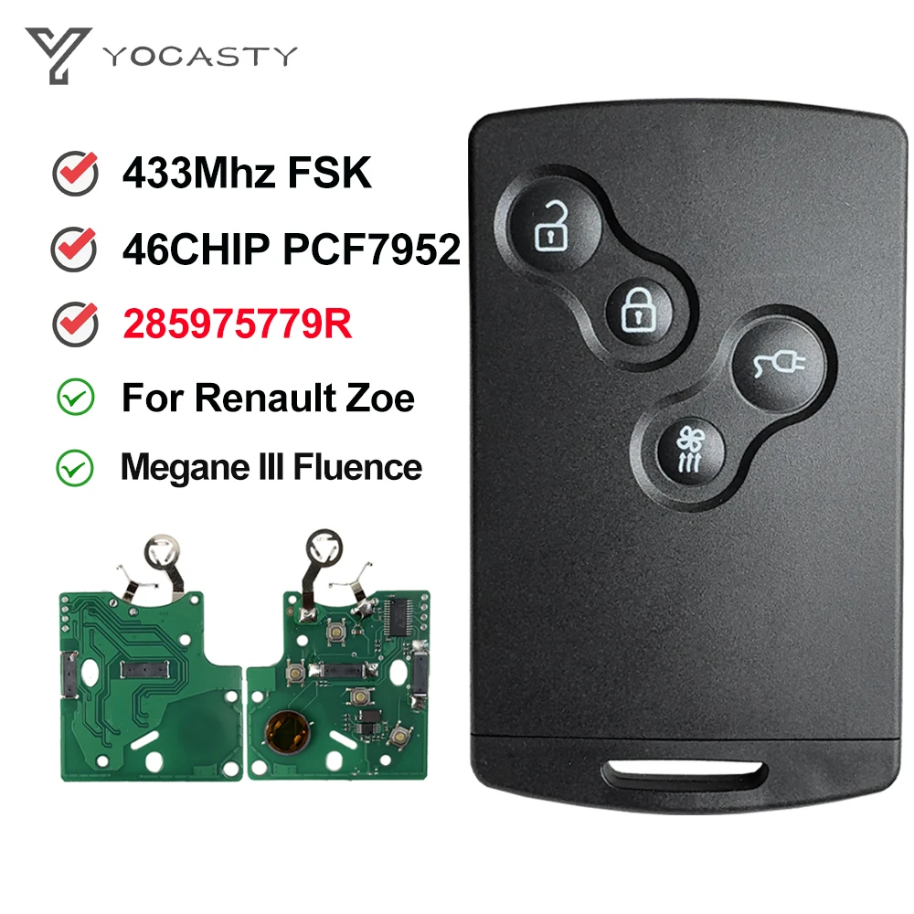 YOCASTY-Keyless-Smart-Card-Car-Key-PCF7952A-433MHz-For-2009-2015 ...