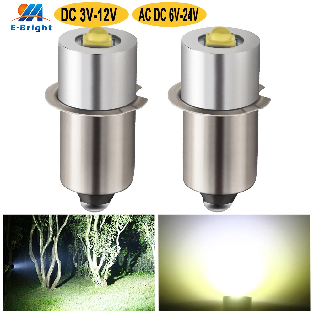 2PCS-P13-5S-Mag-Light-LED-Bulb-3-16-C-D-Cells-Maglite-Torch-Flashlight ...