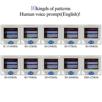 암호화 복사 프로그래밍 RFID 복사기 카드, NFC CUID 13.56MHz 태그 리더, FUID 키 라이터, 125KHz T5577