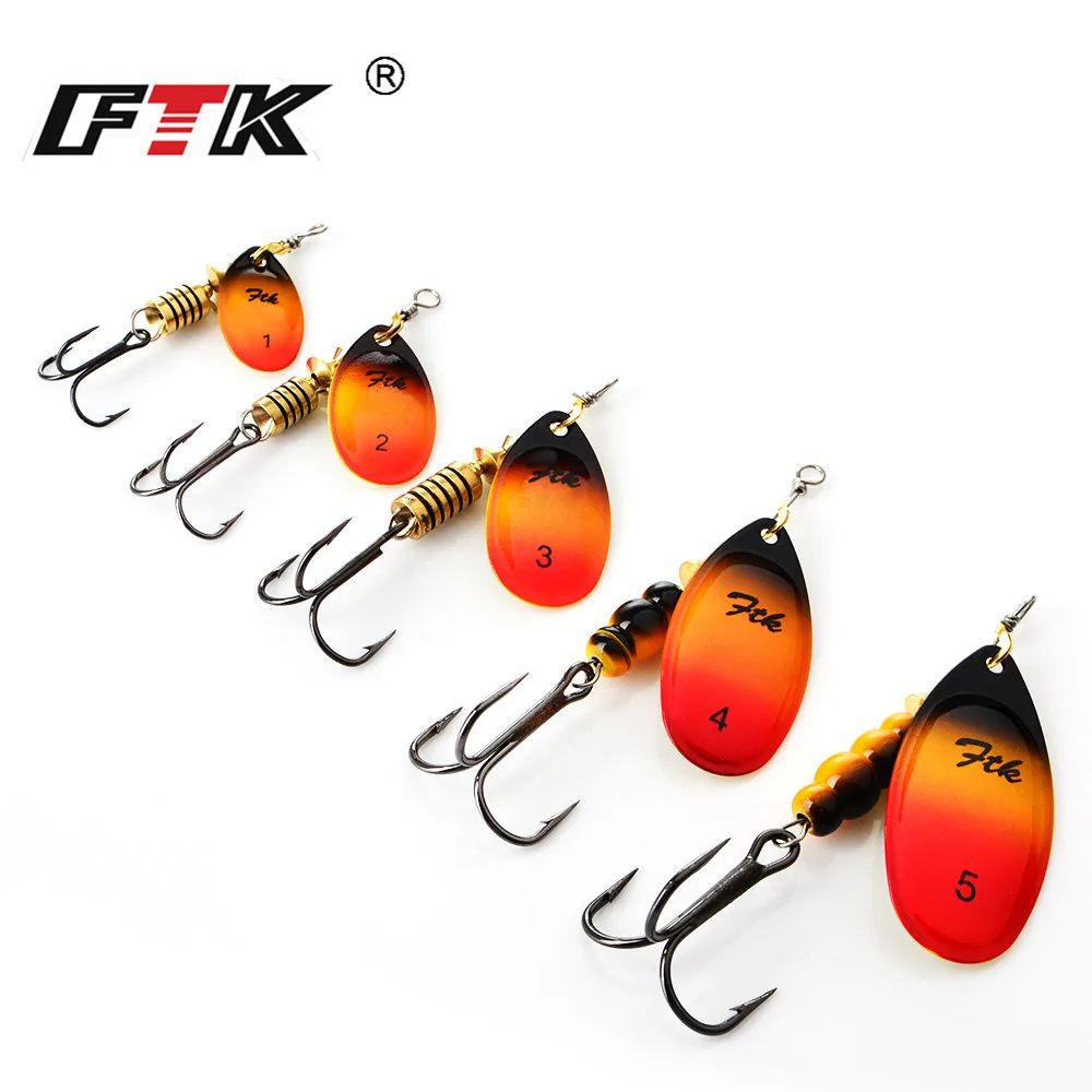 FTK-1pcs-Spiner-Bait-Fishing-Lure-Spinner-4g-28g-Copper-Metal-Fishing ...