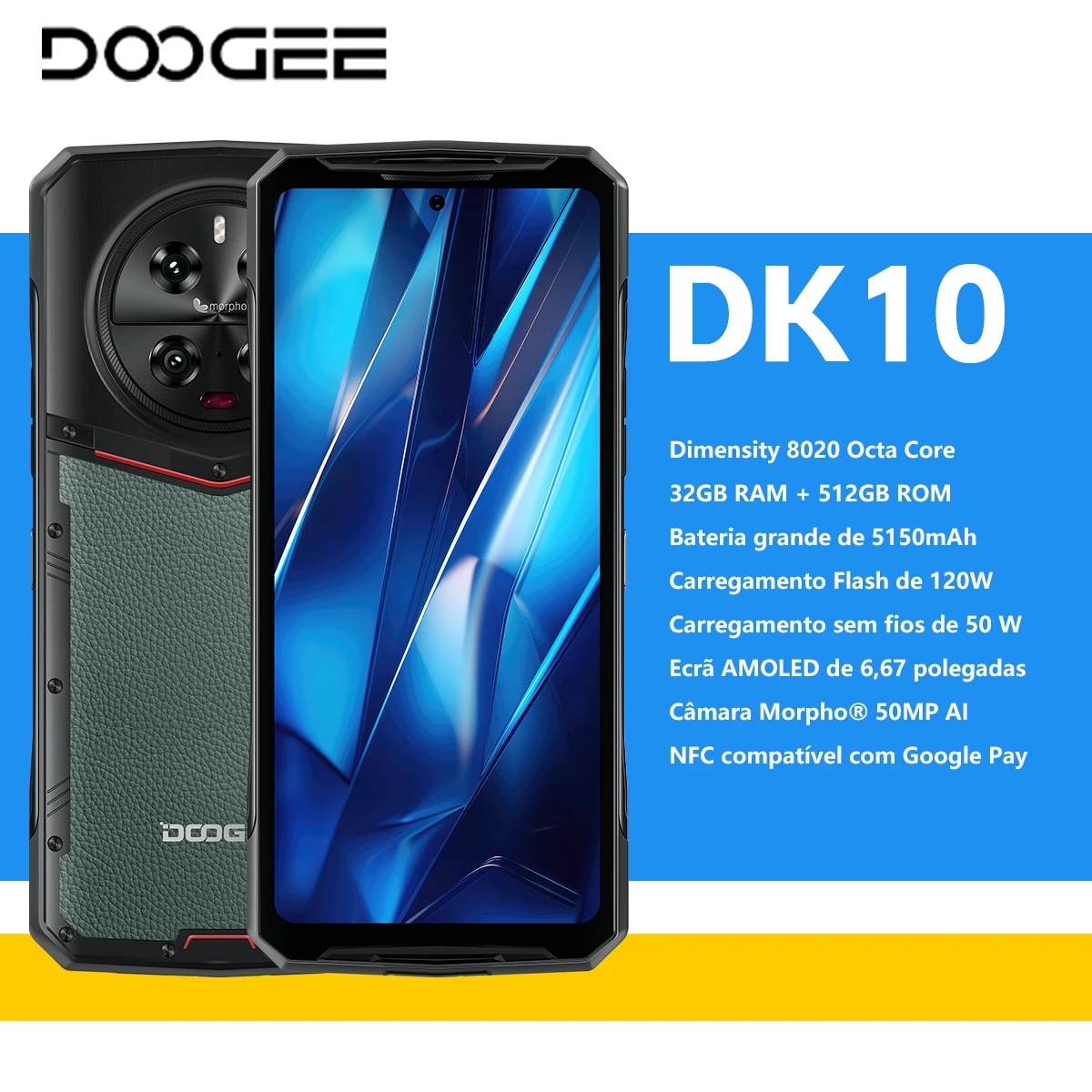 Doogee-DK10-Celular-Android-robusto-Dimens-o-8020-2K-Display-32GB-512GB ...