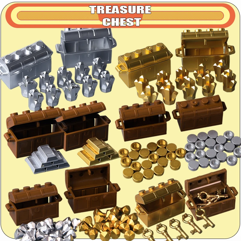 MOC City Treasure Chest Series Building Blocks Street View Box Jewelry ...