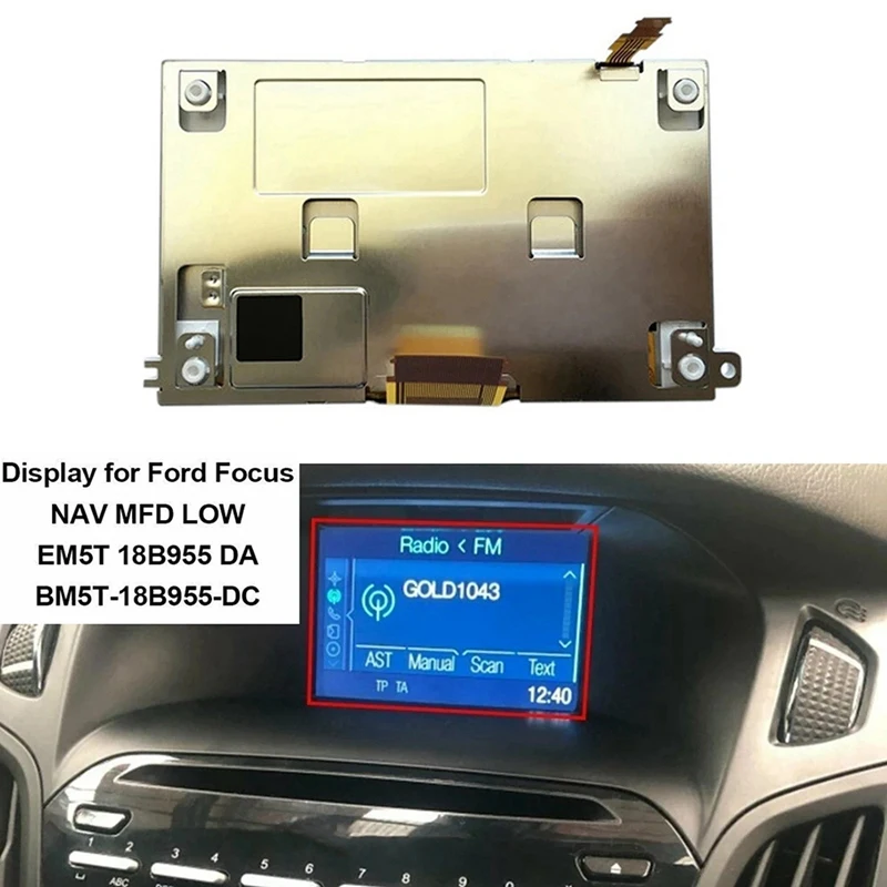 LCD-Screen-Display-For-Ford-Fiesta-Focus-Kuga-Ranger-C-Max-LQ050T5DG01 ...