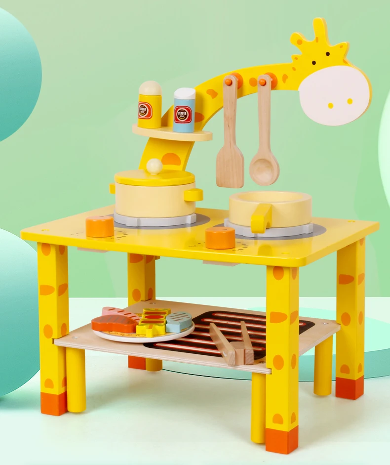 Giraffe Kitchen Bbq Playset - Official Store