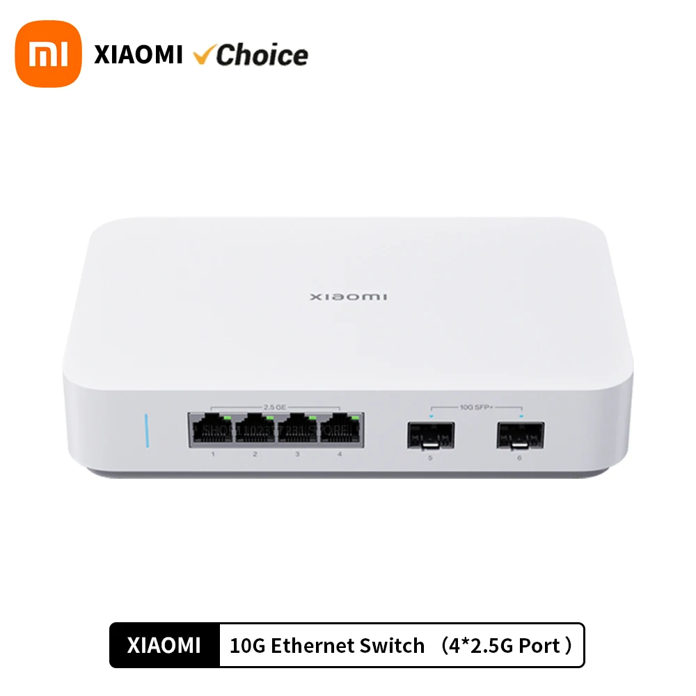 Xiaomi-Mi-10G-Ethernet-Switch-Mini-Switches-de-Rede-VLAN-Ethernet ...