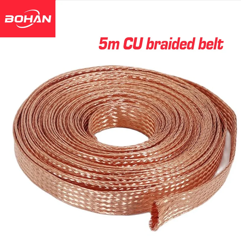 Pure-Copper-Wire-5-Meters-4-5-8-12-15-18mm-Width-High-Flexible-Cable ...