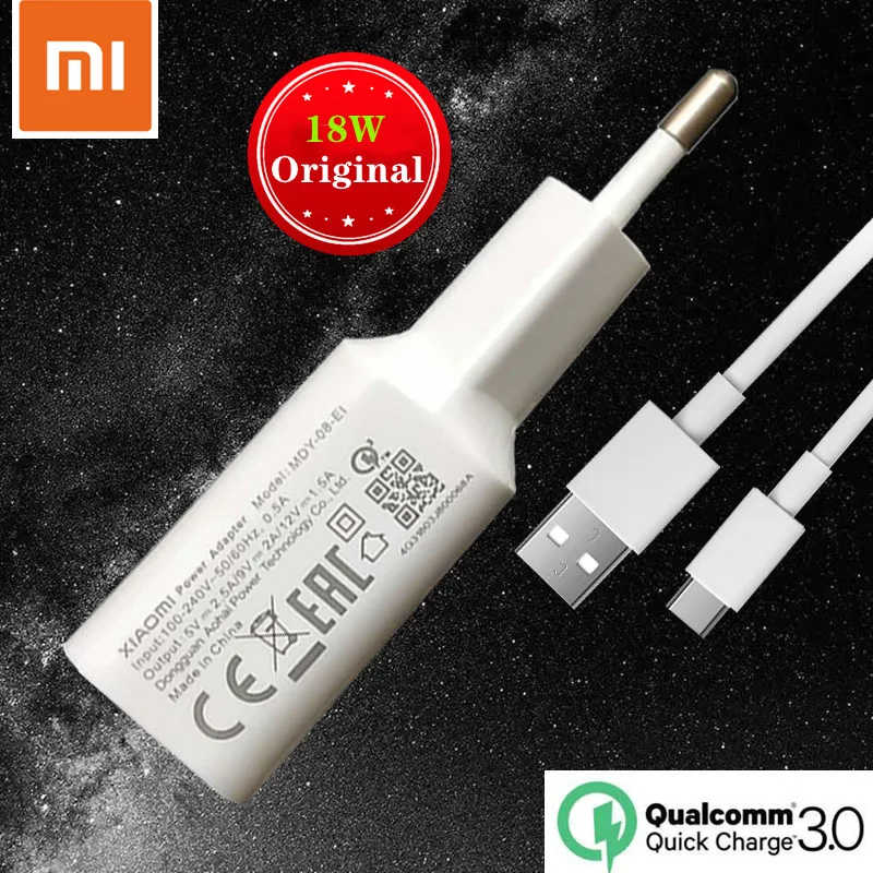 Xiaomi-Redmi-9-Charger-Original-18W-QC-3-0-Fast-Charge-Adapter-For-MI ...