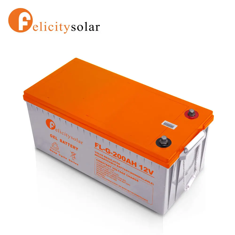 Deep Cycle Agm Gel Cell Battery 12V 100Ah 150Ah 200Ah Batteries ...