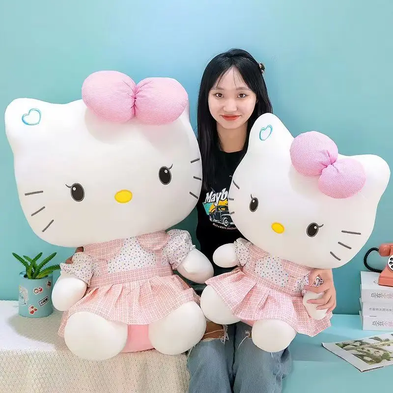 20-Cm-Hello-Kitty-pelu-oyuncaklar-Sanrio-sevimli-Anime-evre-birimleri ...