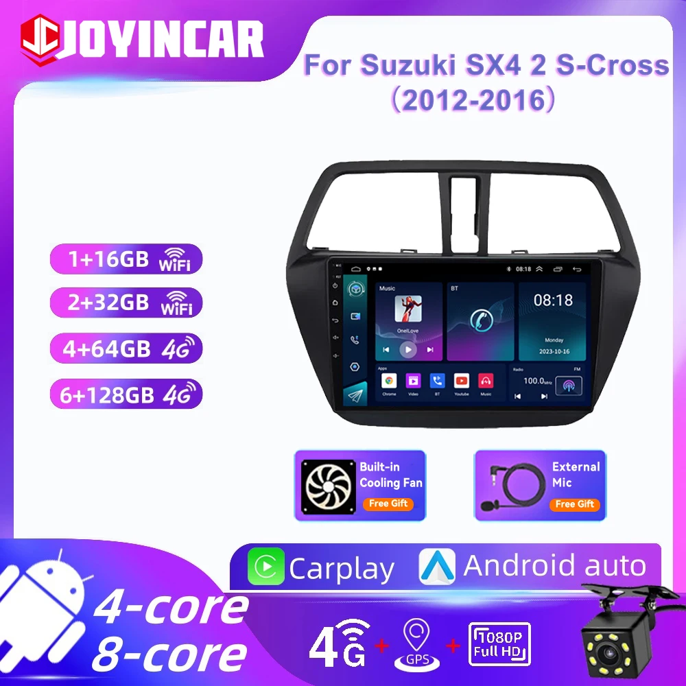 Android 13 For Suzuki SX4 2 S-Cross 2012-2016 Autoradio Multimedia ...