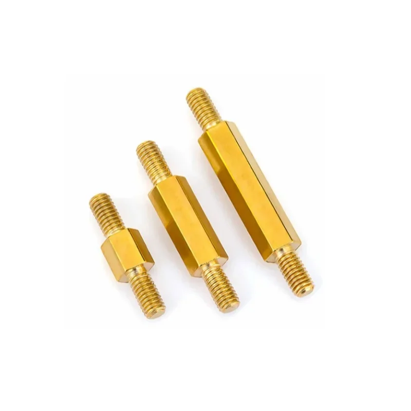 Double-headed-hexagonal-copper-stud-threaded-connecting-rod-support ...