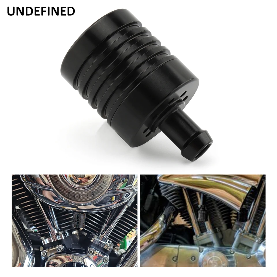 Motorcycle Catch Can V-TWIN 40-0457 Vented Breather Canister Motorcycle ...