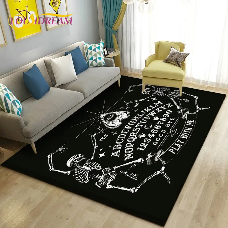 Ouija-Tarot-Witchcraft-Gothic-Area-Rug-Carpet-Rug-for-Living-Room ...