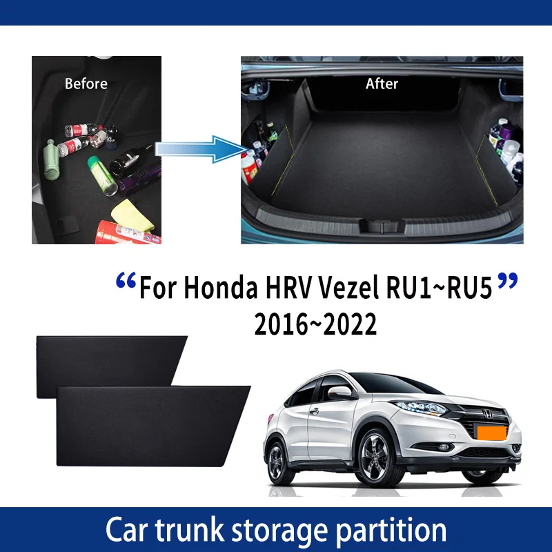 Para Honda HRV Vezel RU1 2016 ~ 2022 2017 partición de almacenamiento ...