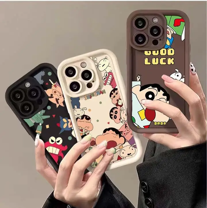 Crayon Shin-chan Cartoon TPU Silicone Phone Case Cover for 6Plus 6sPlus ...