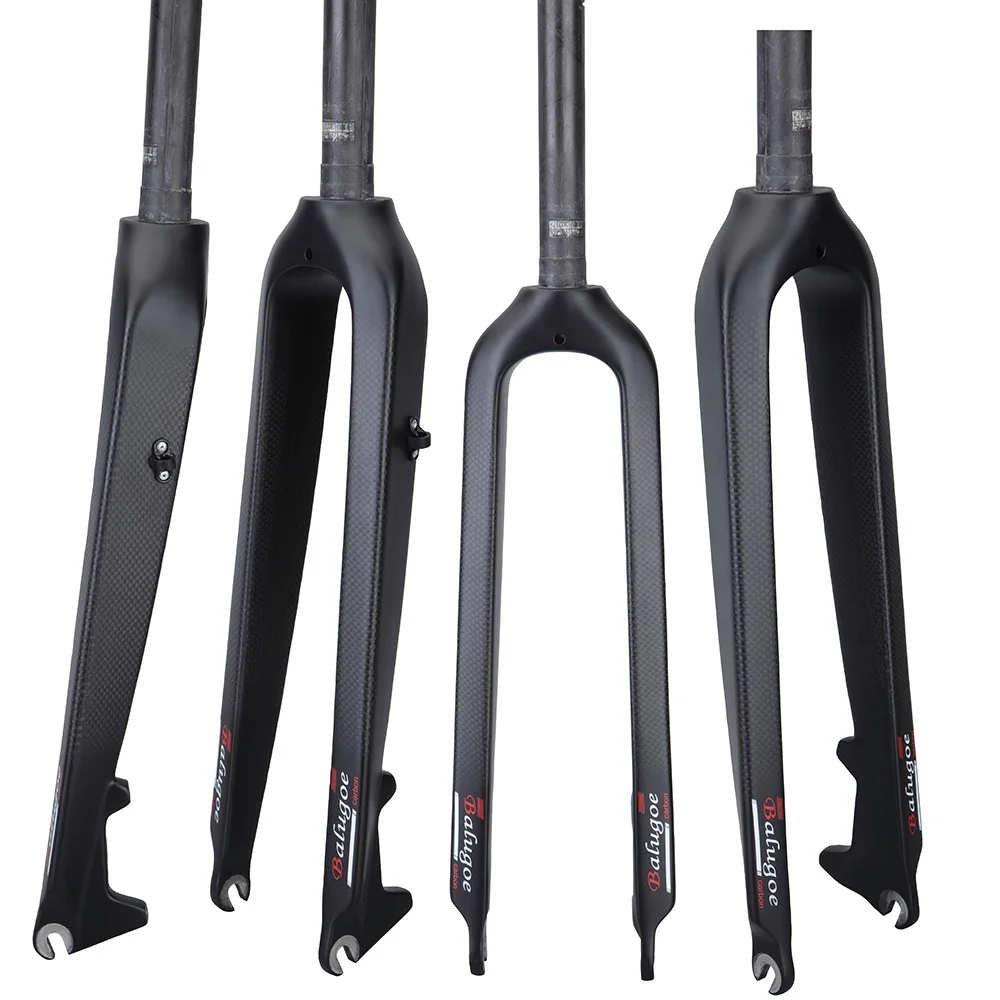 BALUGOE-Bike-MTB-Fork-Bicycle-Front-Fork-Carbon-Fiber-Rigid-Fork-26er ...