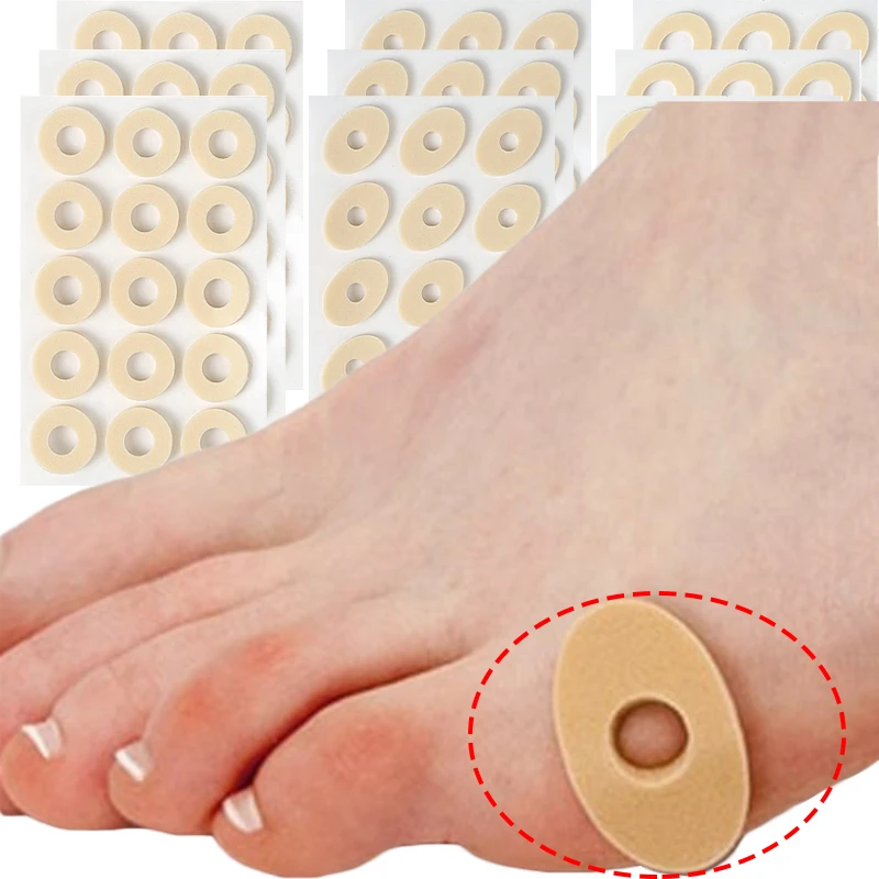 4 Sheets Anti-wear Foot Blisters Callus Cushions Shoes Heel Pad Patch ...