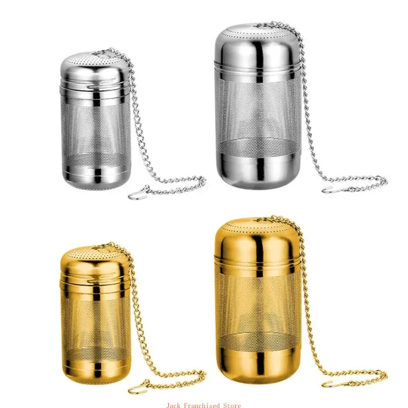 Tea-Infuser-Stainless-Steel-Cylindrical-Filter-Americano-Upgrade-French ...