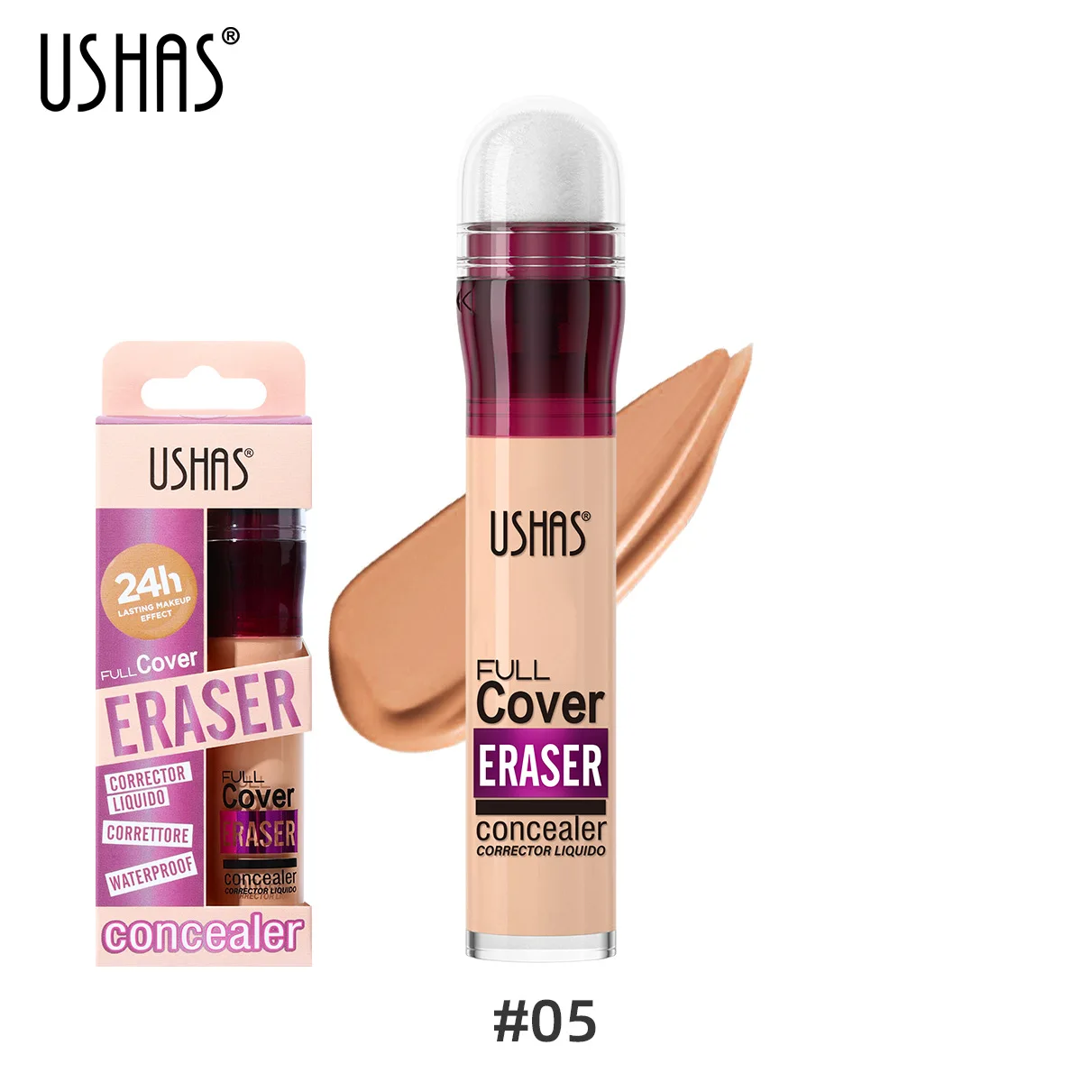 USHAS Powder Matte and Liquid Foundation Makeup Set Waterproof Long ...