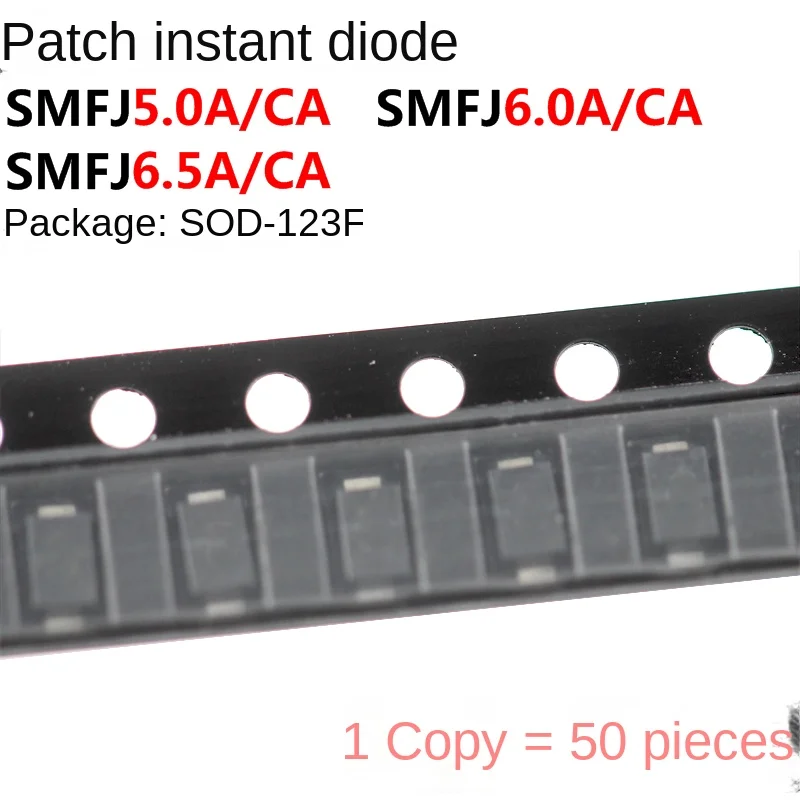50pcs-smf5-0-6-0-6-5a-ca-TVS-Transient-inhibition-Diode-SOD-123 ...
