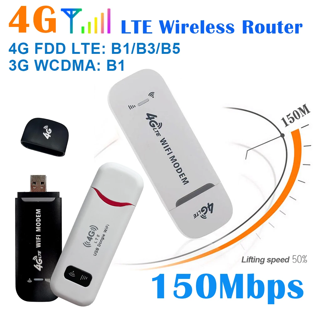 4G-LTE-Wireless-Router-USB-Dongle-150Mbps-Network-Modem-Mobile ...