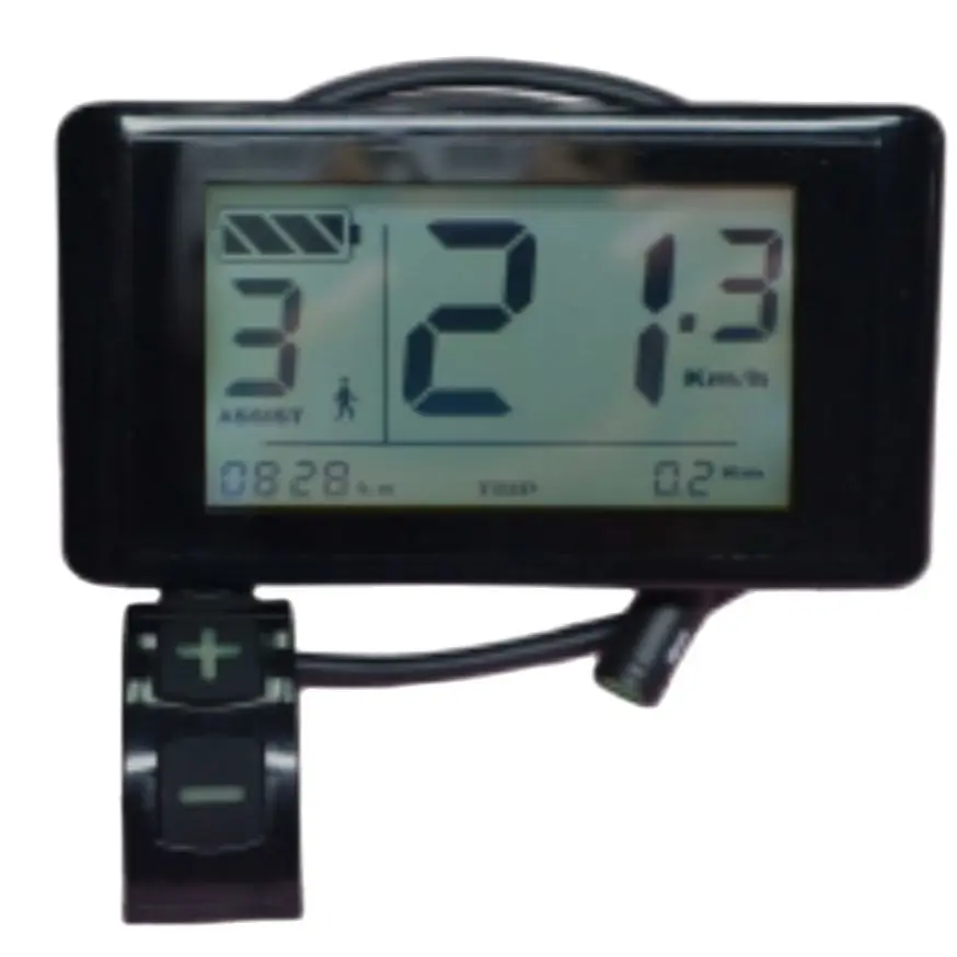 W108 LCD Display Electric Bike Instrument Monitor e-Bike Speeder ...