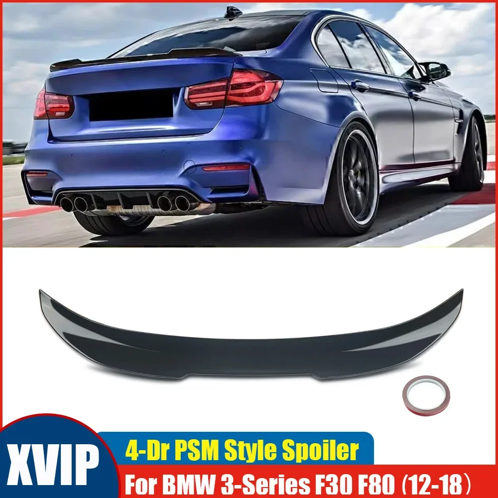 XVIP Gloss Blask 4-Dr PSM Style Trunk Spoiler Wing For BMW 3-Series F30 ...