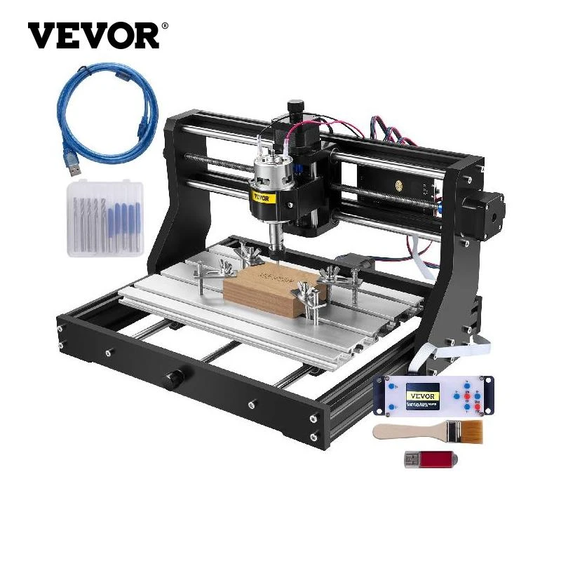 VEVOR CNC 3018 Pro Mini Laser Engraving Machine 3 Axis w/ Offline Controller GRBL Control DIY ...