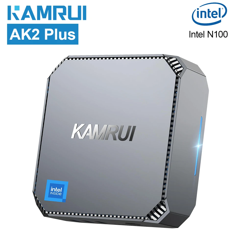 KAMRUI AK2 Plus Mini PC Intel 12th Gen N100 DDR4 16GB 512GB Windows 11 ...