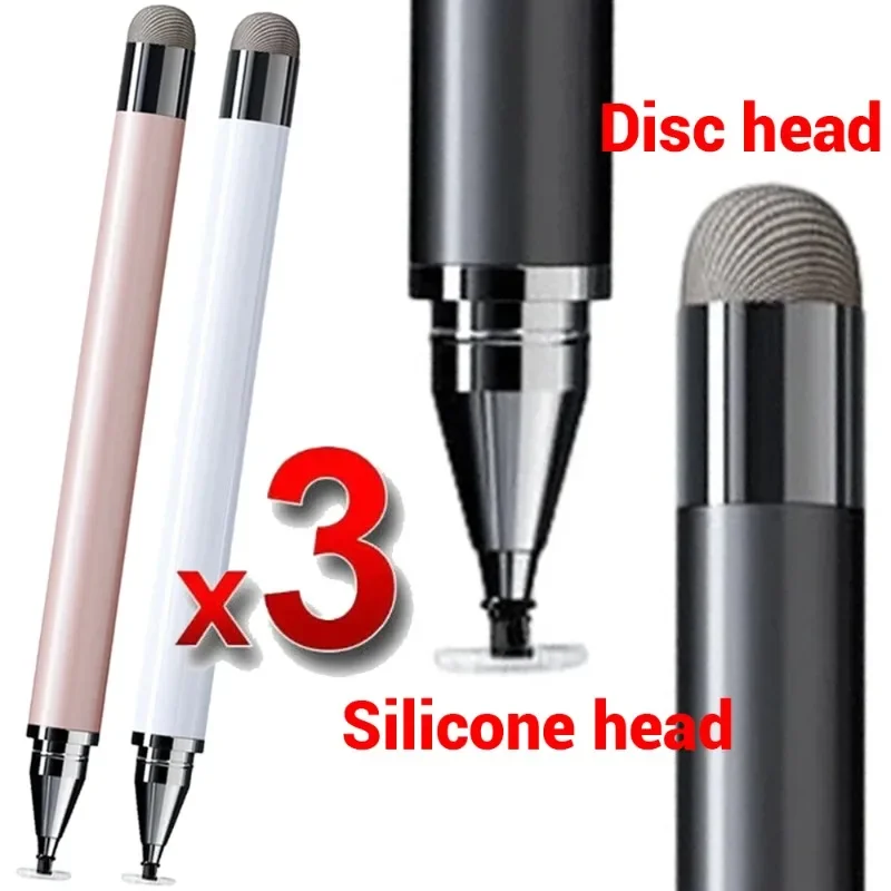 3-1Pcs-Smart-Tablet-Phone-Universal-2-In-1-Capacitive-Stylus-Pen ...