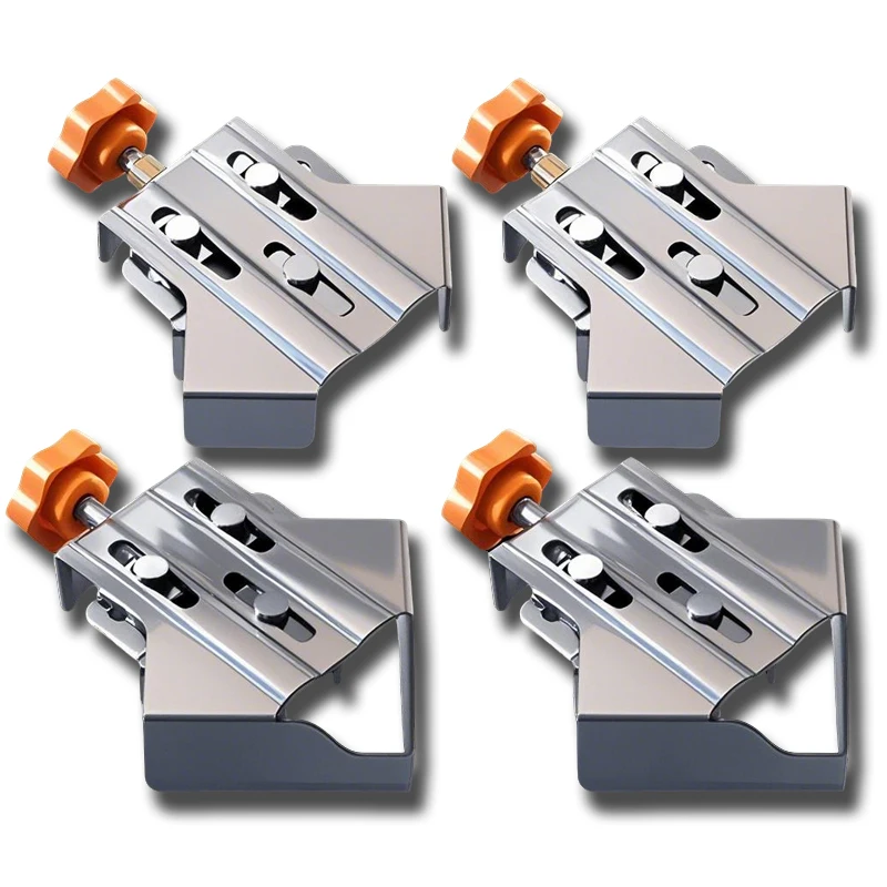 2 PCS Right Angle Fixing Clip Multipurpose Stainless Steel 90° Degree ...