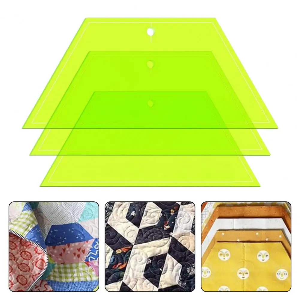 Lightweight-Padding-Tool-Acrylic-Quilting-Template-Ruler-Set-for-Diy ...