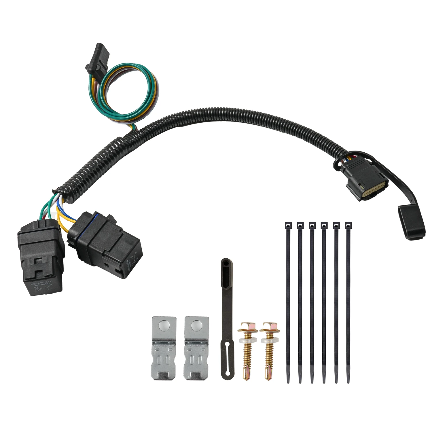 4-Pin-Trailer-Tow-Hitch-Wiring-Connector-Relay-Harness-Kit-For ...