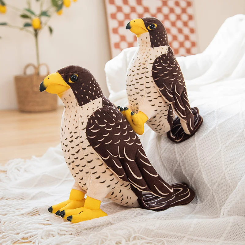 18CM Realistic Plush Eagle Sleeping Pillows Toys Soft Stuffed Animals ...
