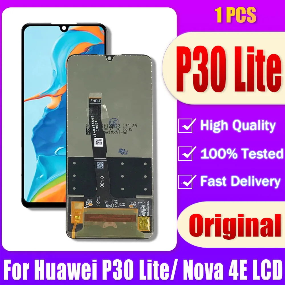 6-15-Tela-de-Toque-Original-Para-HUAWEI-P30-Lite-Display-LCD-Para ...
