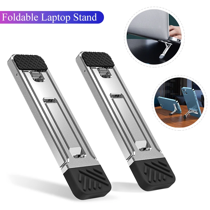 Mini Foldable Laptop Stand Portable Notebook Support Base Holder ...