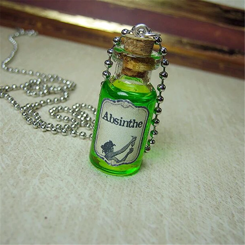 Absinthe Bottle Green Fairy