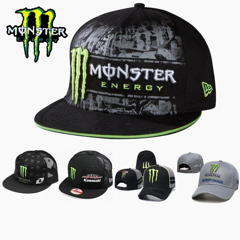 MonsterEnergy Baseball Cap Snapback Hat Hats & Caps Men Moto Letters ...
