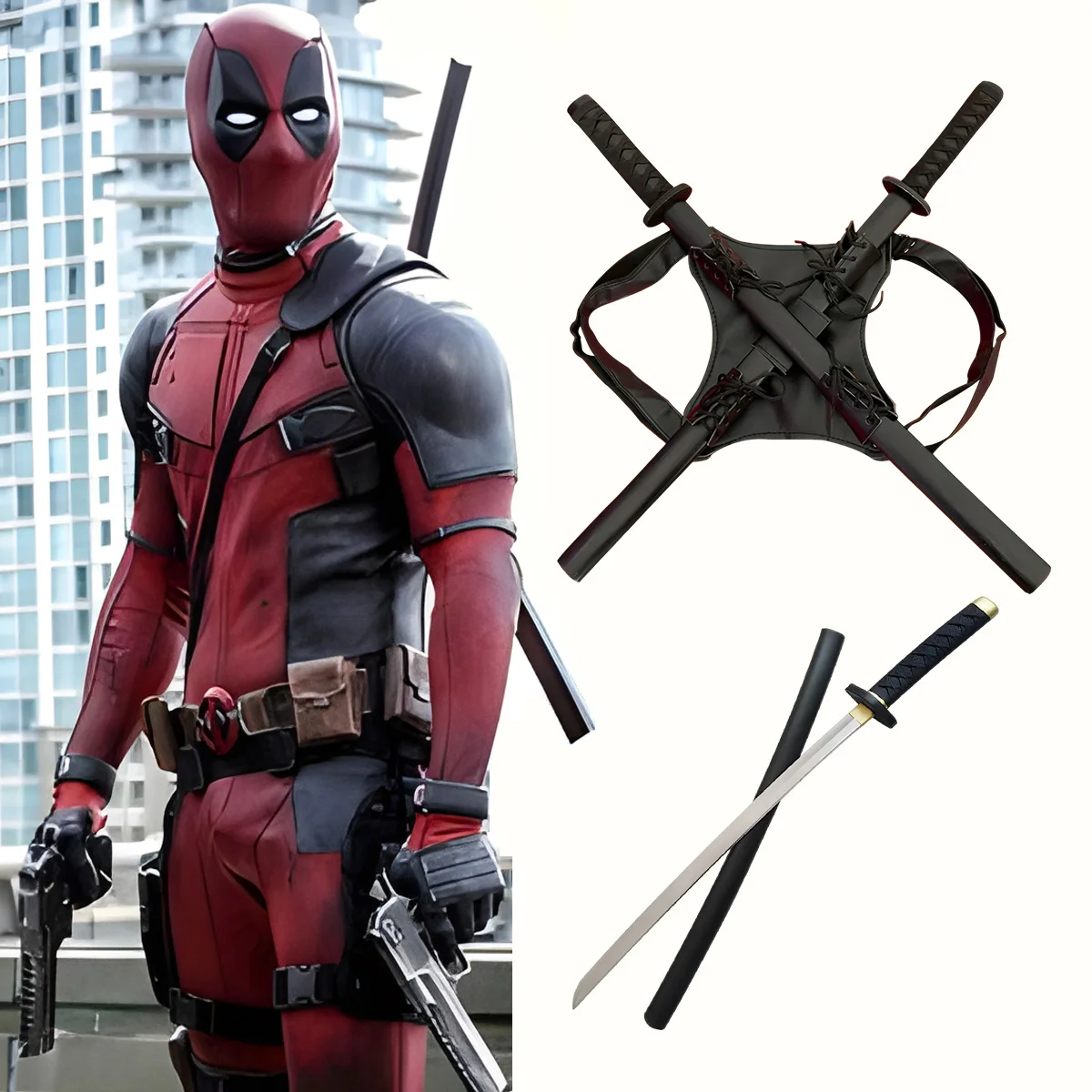 Deadpool traje crianças filme super-herói deadpool criança traje adulto ...