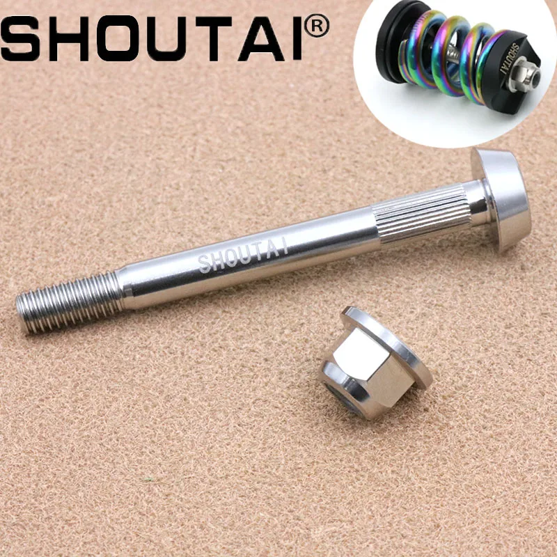 For-Brompton-Ultra-Light-Titanium-Bicycle-Rear-Shocks-Bolts-Nut-Folding ...