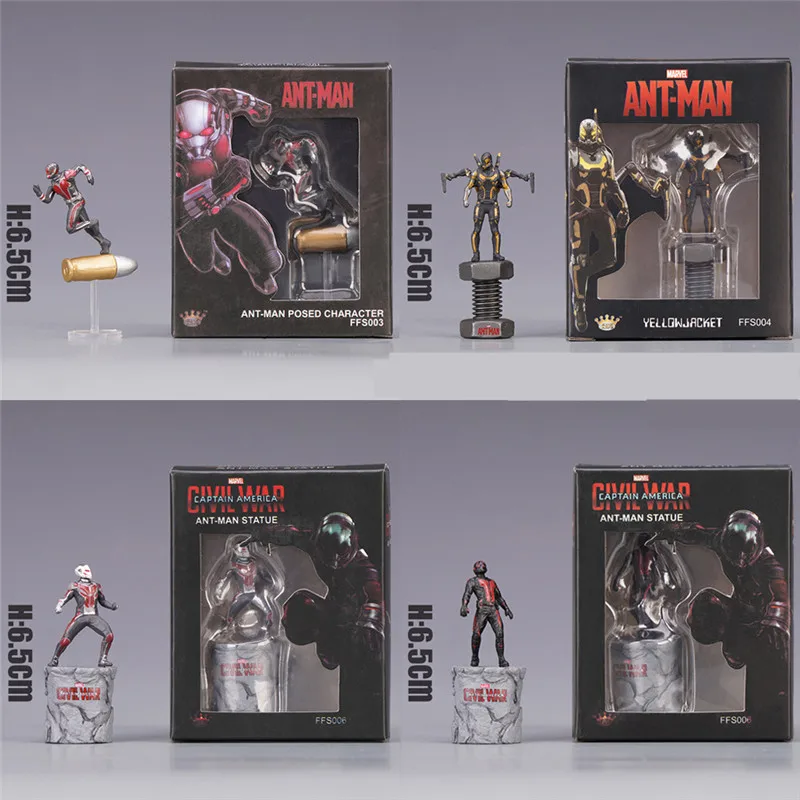 Marvel-Super-Hero-Ant-Man-Hank-Pym-Wasp-PVC-6-5cm-Action-Figure-Fan ...