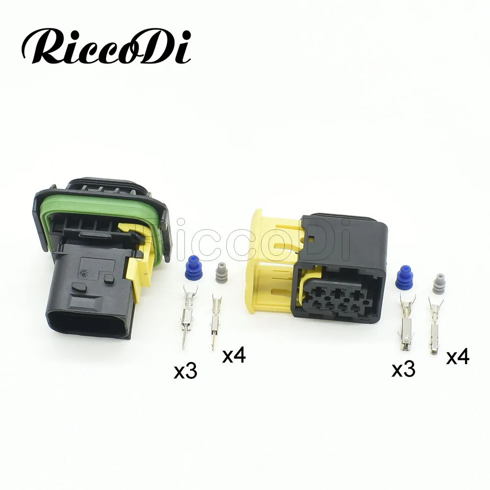 1-20 Sets 7P Waterproof Heavy Duty Truck Sealed Plug Automotive Socket ...