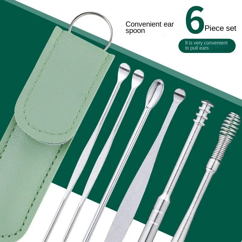 6pcs-set-Stainless-Steel-Picking-Tool-Set-Ear-Cleaner-Ear-Cleaning ...