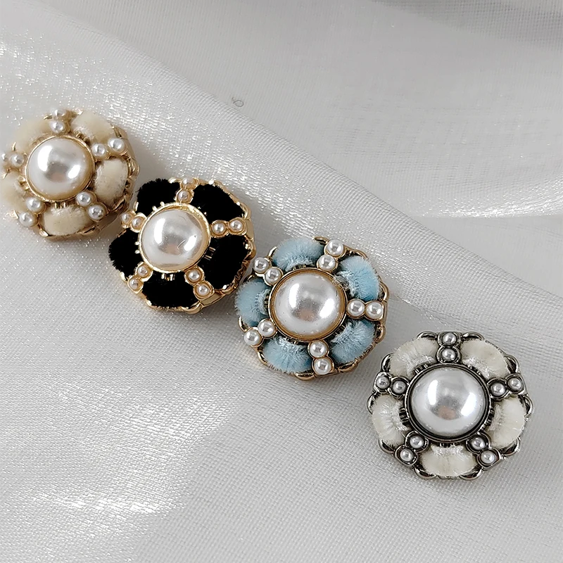 18-21-25MM-Wrapped-Handmade-Imitation-Pearl-Shank-Buttons-Of-Clothing ...