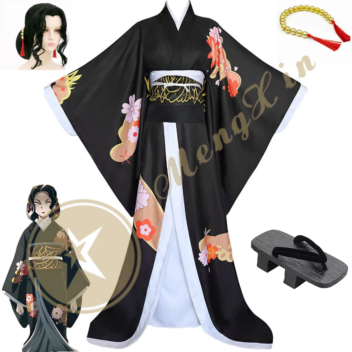 Anime-Demon-Slayer-Cosplay-Kibutsuji-Muzan-Cosplay-Costume-Kimono-Women ...