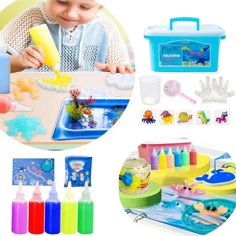 Water-Animal-Beads-Kit-DIY-Sea-Life-Creature-Toys-Sensory-Toy-Set-Kids ...
