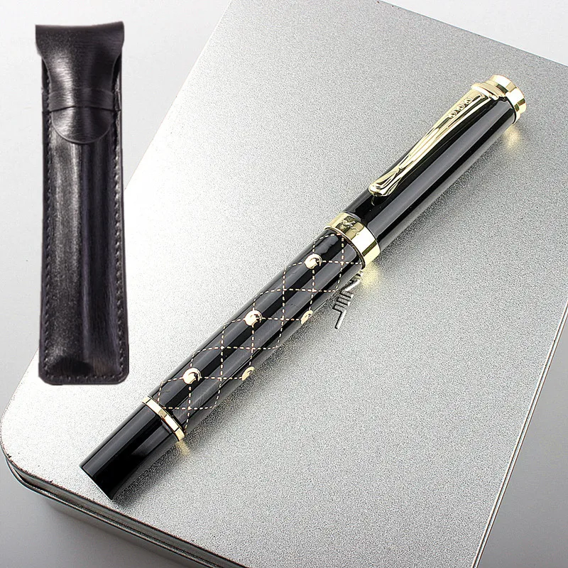 Jinhao-500-Writing-Iridium-Pen-Black-Silver-Red-and-green-ice-Golden ...