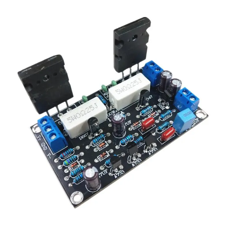 1pcs 100W 2SC5200+2SA1943 Audio Amplifier Board HIFI Mono Channel ...