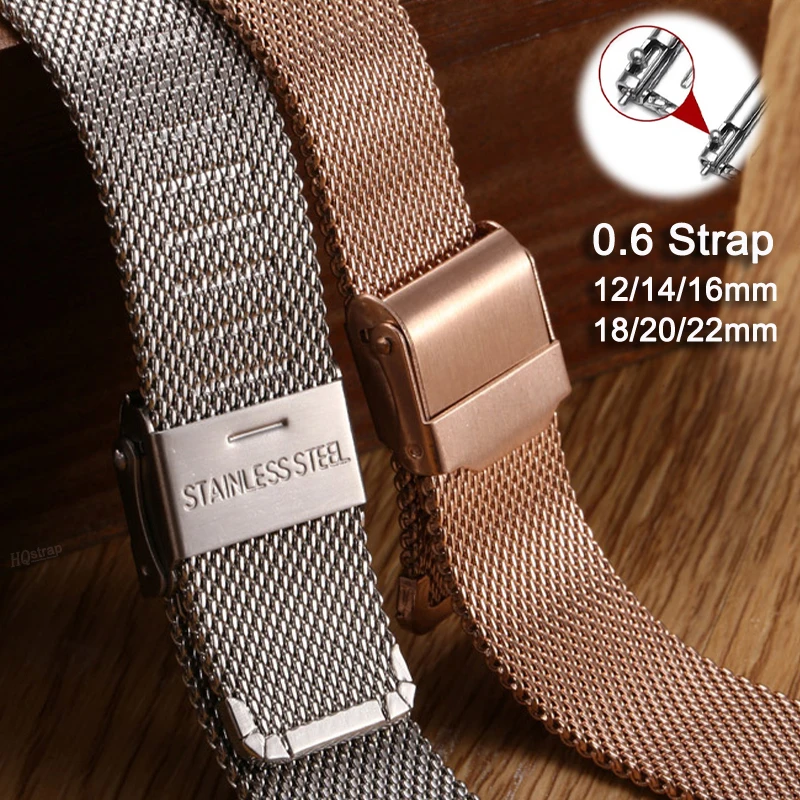 Milanese-Loop-Watch-Band-Stainless-Steel-Strap-Replacement-Bracelet ...